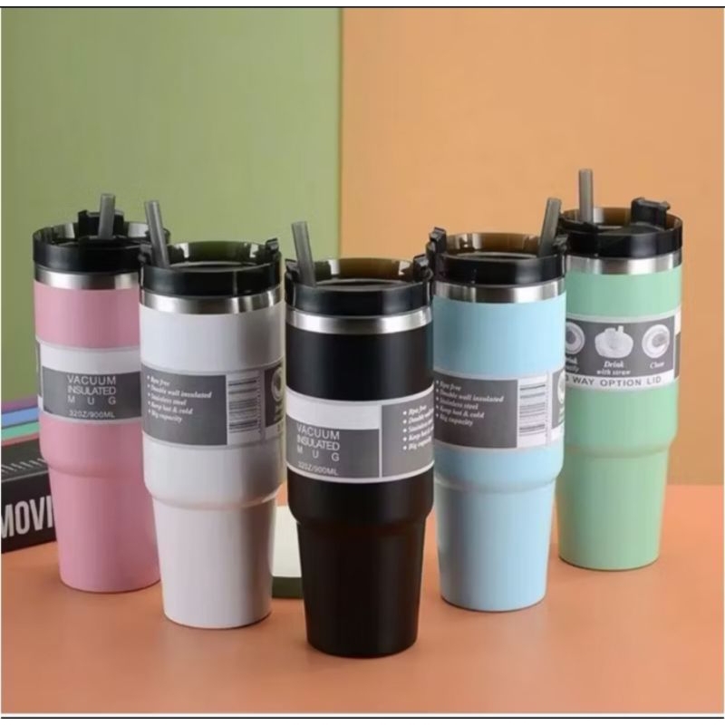 Jual Termos Tumbler Mug jumbo Termos mobil/Kantor stainless Sus 316 890 ml | Shopee Indonesia