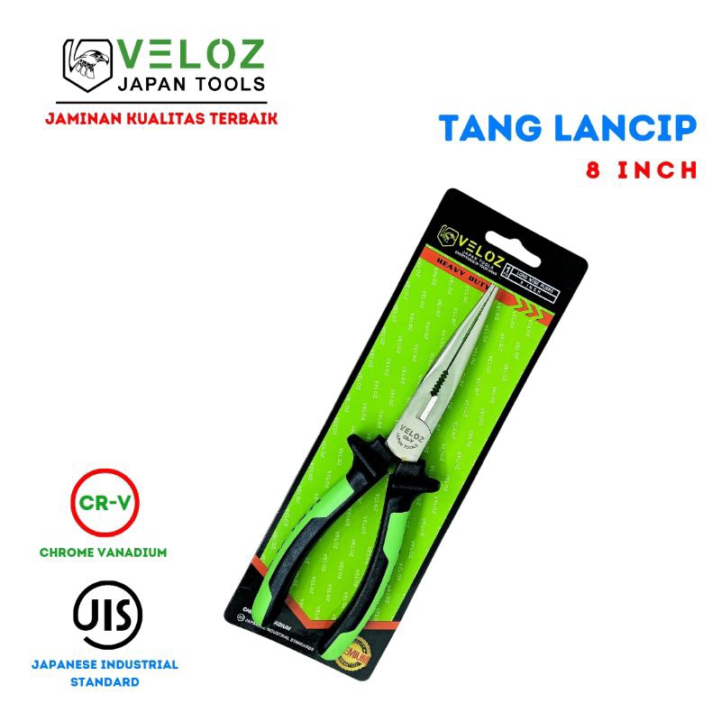 Jual VELOZ Tang Lancip 8 inch - long nose pliers 8" - Tang lancip Kombinasi 8 inch | Shopee ...