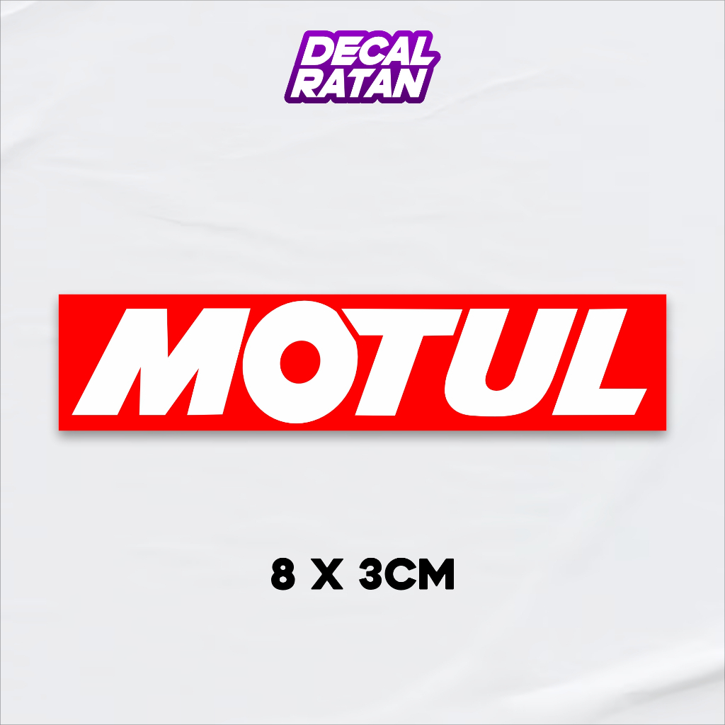 Jual STICKER VYNIL RACING MOTUL SATUAN ANTI AIR VIRAL NEW HIGH QUALITY ...