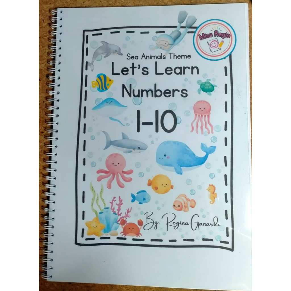 Jual Buku Worksheet latihan angka 1-10 (Let's Learn Number 1-10, Sea ...