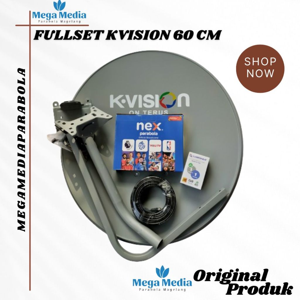 Jual Paket Parabola Mini 60 cm fullset NEX PARABOLA BIRU terbaru ...