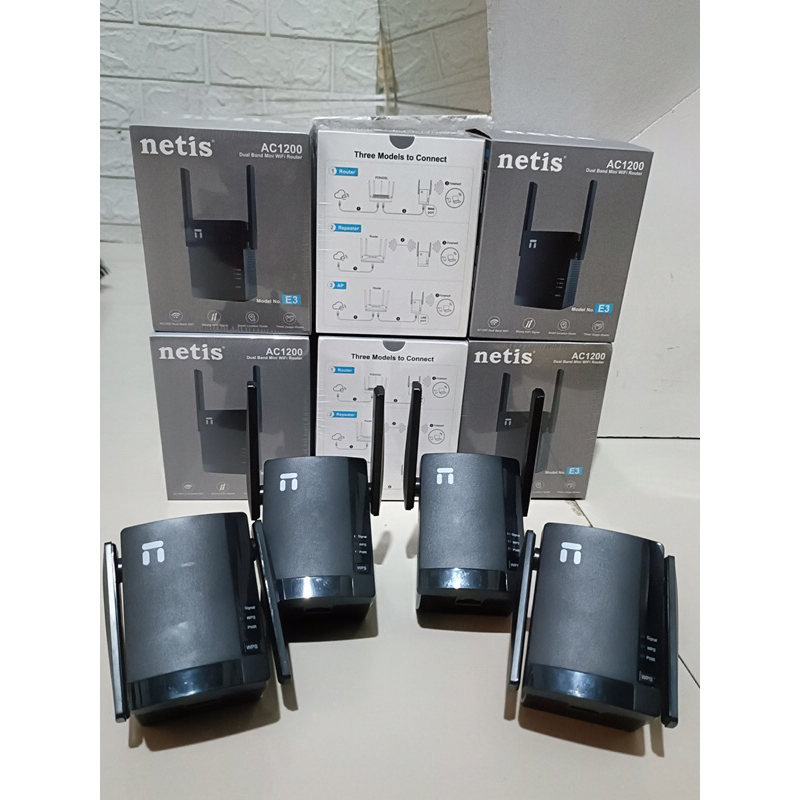 Jual NETIS E3 AC1200 Wireless Dual Band Router - 2 Antena ModelE3 ...