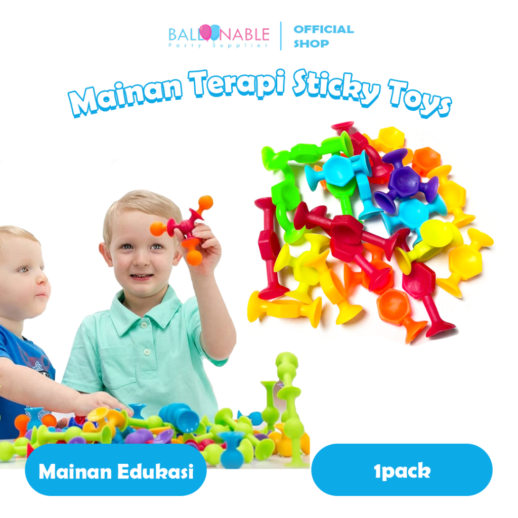 Jual 11pc Squigz Sticky Toys Mainan Terapi Sensorik dan Motorik Halus ...