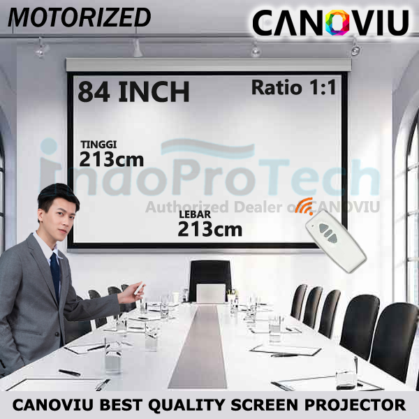 Jual Canoviu Screen Projector 84 Inch | Ratio 1:1 | Layar Proyektor ...