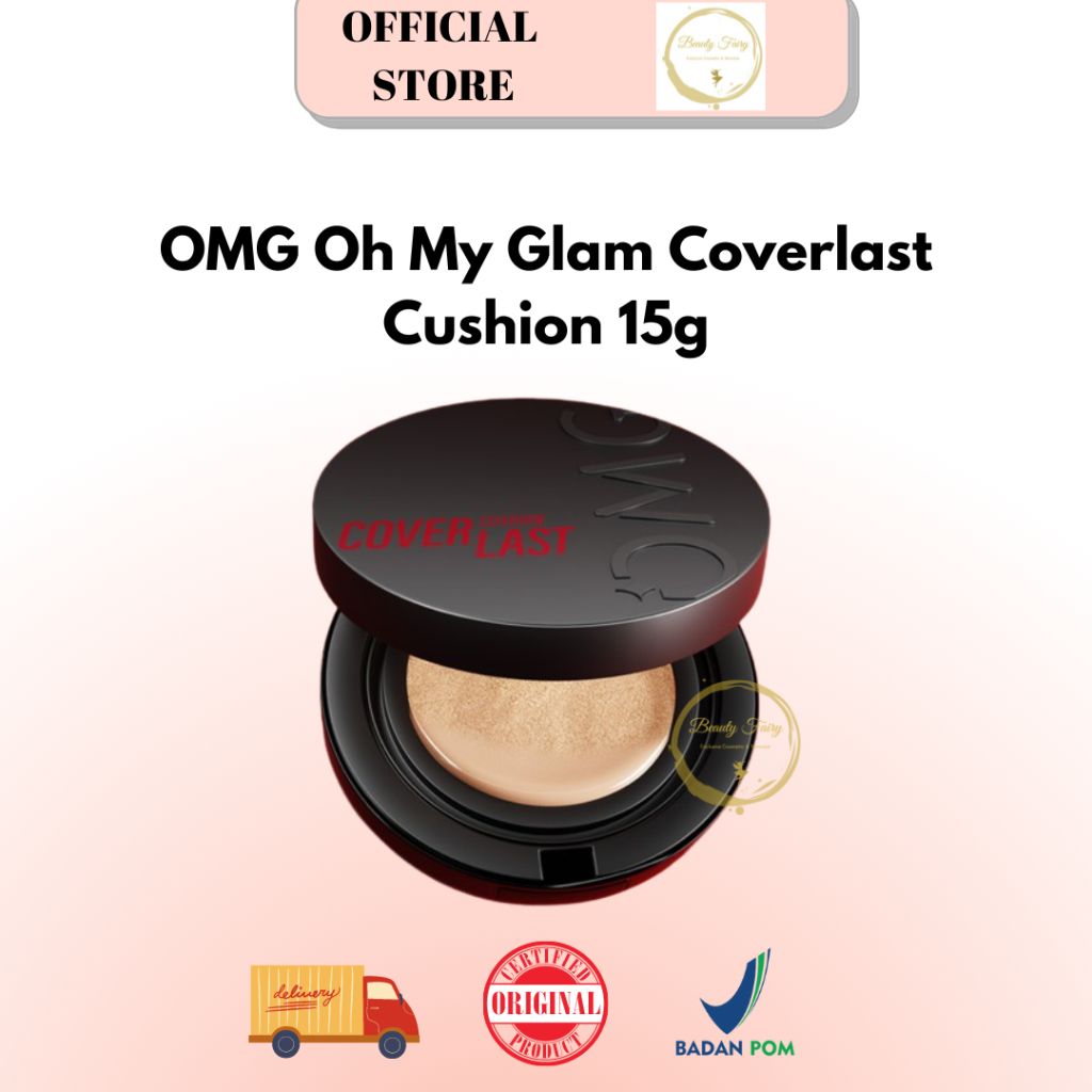 Jual OMG Oh My Glam Coverlast Cushion 15g | High Coverage Dewy Finish ...