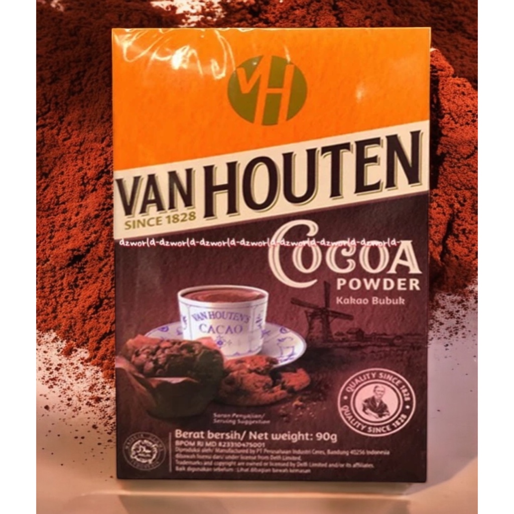 Jual Vanhouten Cocoa Powder 80gr Bubuk cocoa murni Coklat Kokoa Untuk ...