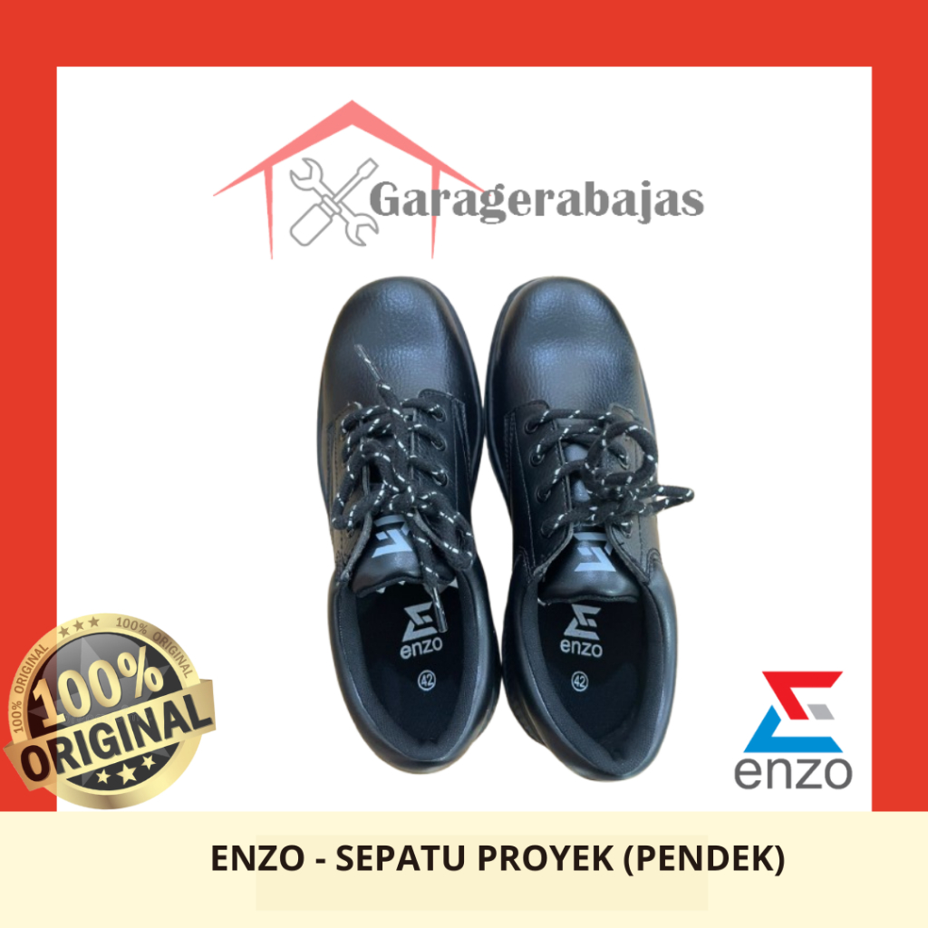 Jual ENZO - Sepatu Proyek / Safety Shoes (Pendek / Panjang) | Shopee ...