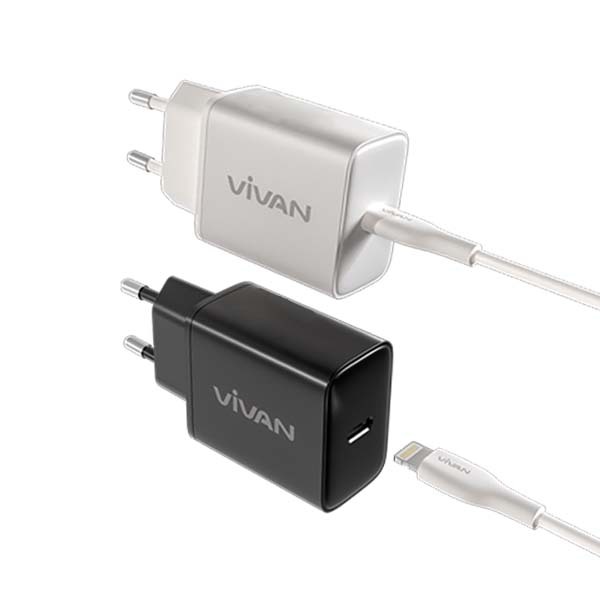 Jual Vivan Power C30C USB-C to USB-C / Power C30L USB-C to Lightning ...