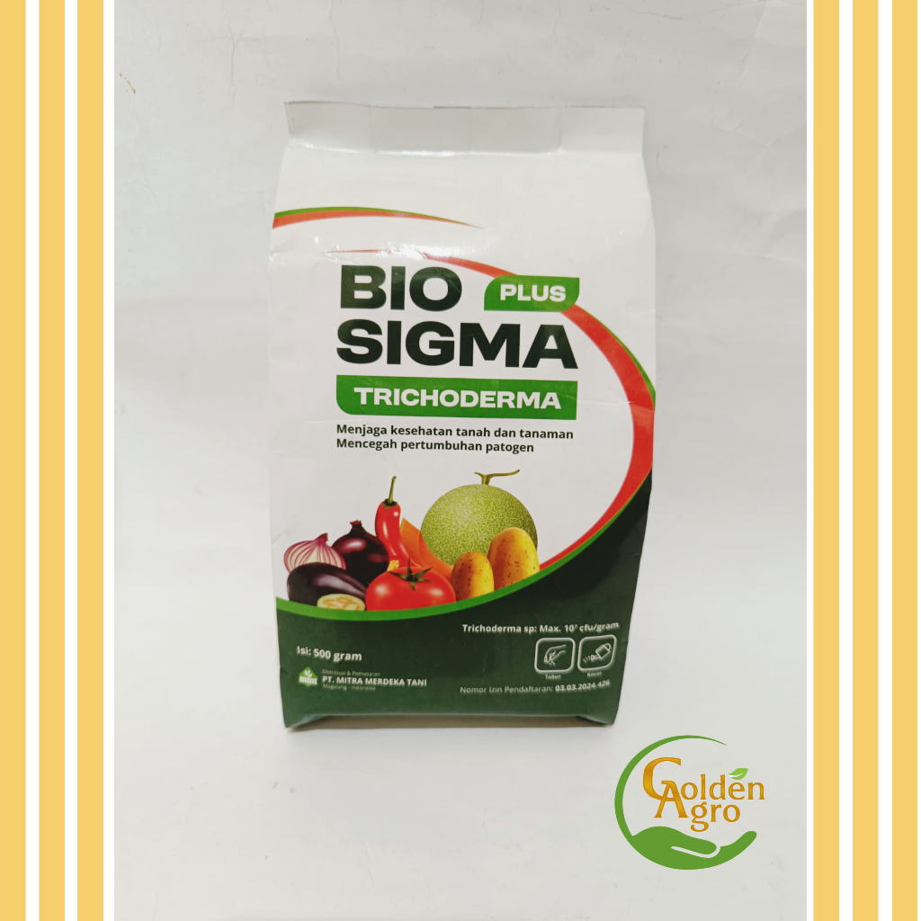 Jual FUNGISIDA BIOSIGMA 500gr TRICHODERMA BIO SIGMA PLUS ORGANIK ...