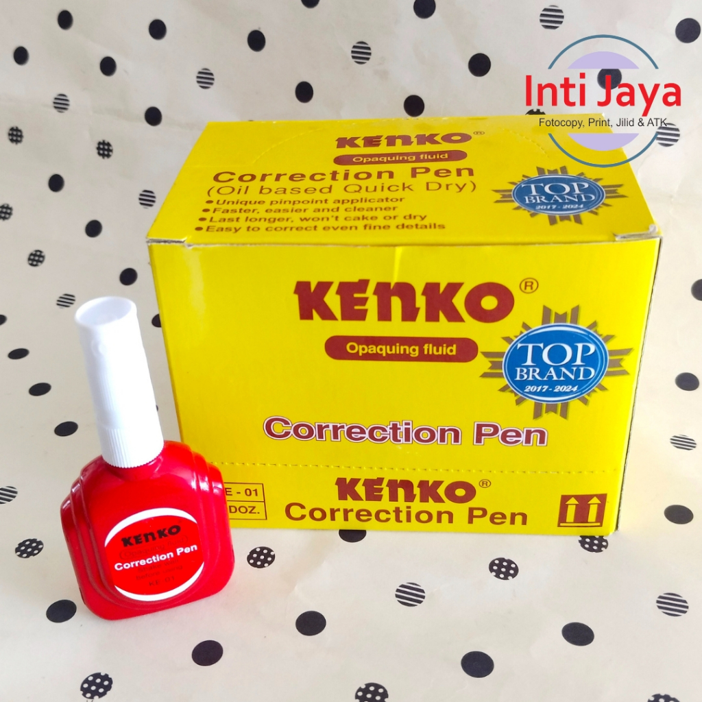 Jual Tipp Ex Cair Kenko/ Correction Fluid Kenko KE 01 | Shopee Indonesia