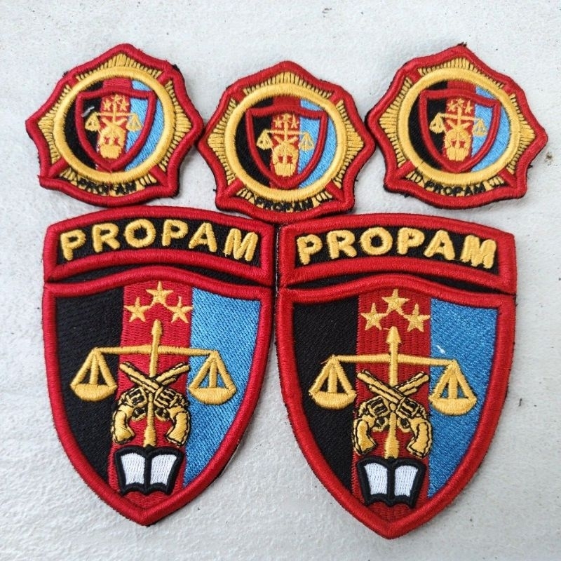 Jual Logo Propam //Roda propam Bordir Timbul | Shopee Indonesia