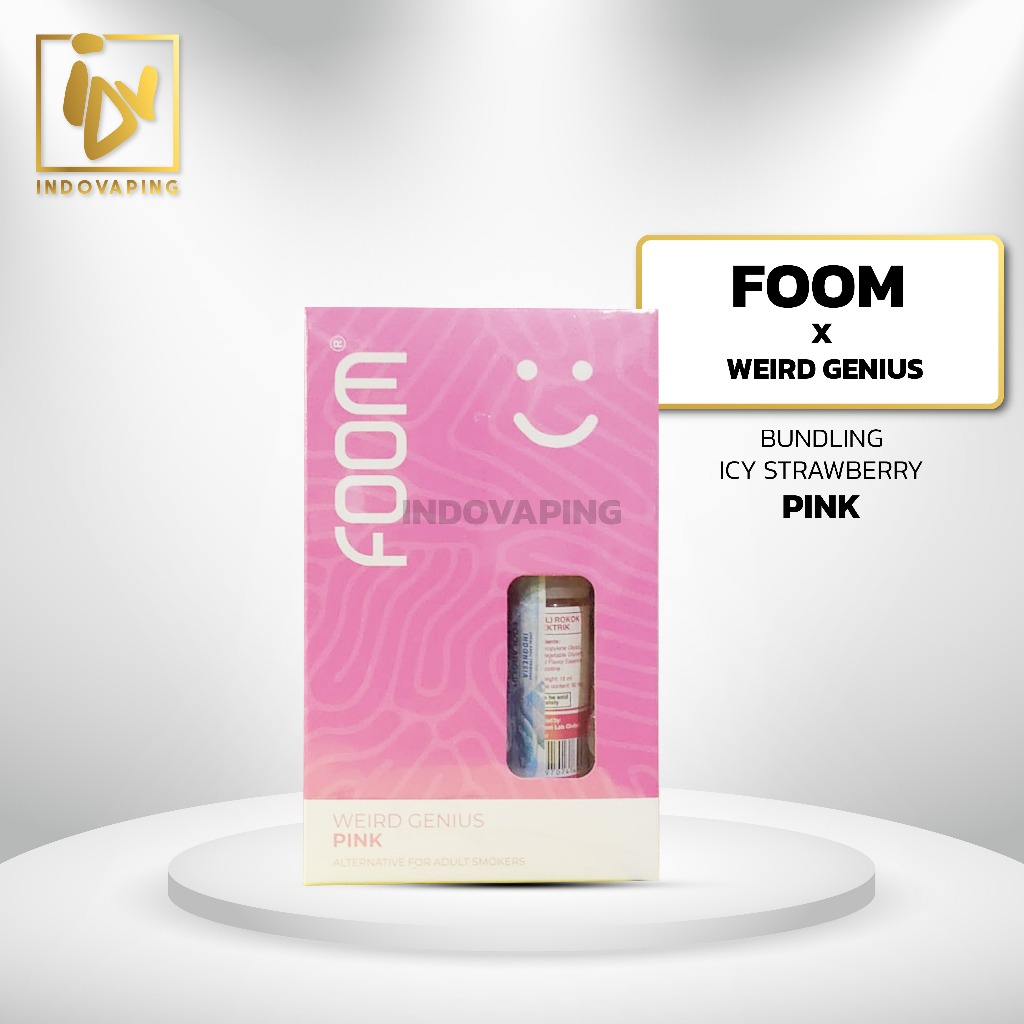 Jual Pod Vapor Vape - Foom Pod X Weird Genius Pink Bundling Icy ...