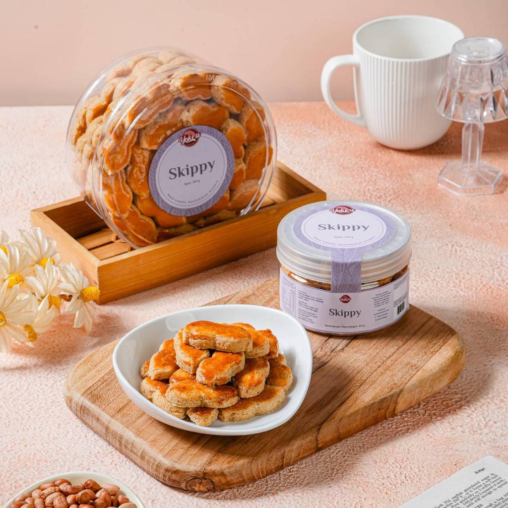 Jual Kue Kering Skippy Homemade Rasa Premium Full Kacang Tanpa Bahan ...