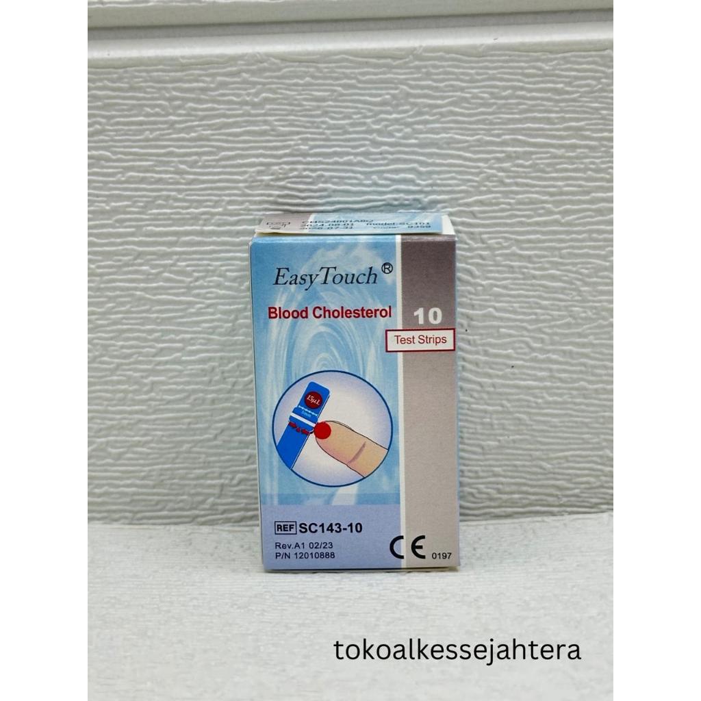 Jual STRIP STIK EASYTOUCH CHOLESTROL EASYTOUCH KOLESTROL ISI 10 STRIP ...