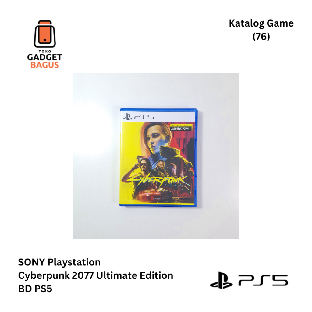 Jual 76 - SONY Playstation Kaset Game BD PS5 Cyberpunk 2077 Ultimate ...