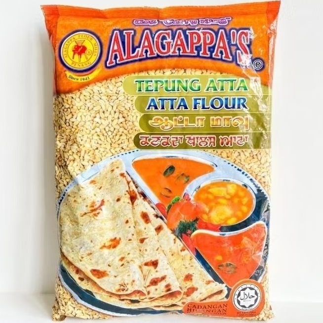 Jual TEPUNG GANDUM ATTA ALAGAPPAS 800gr in | Shopee Indonesia