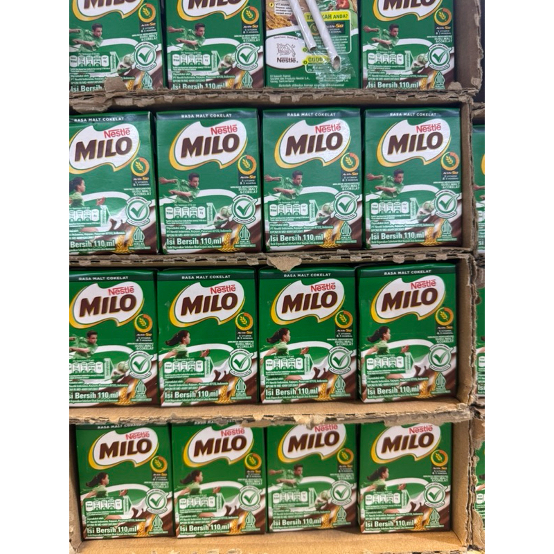 Jual Susu MILO KOTAK UHT 110ML ( 1 Dus isi 36 kotak ) | Shopee Indonesia