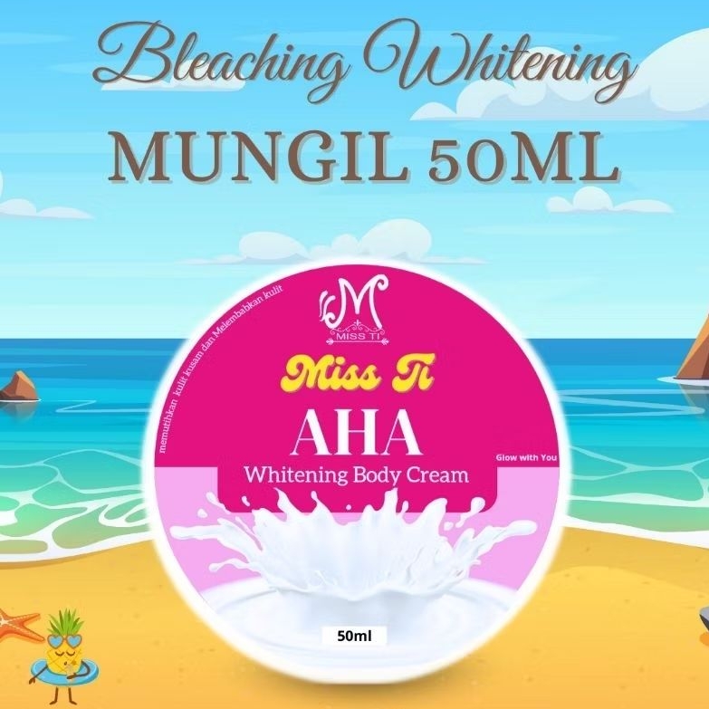 Jual Bleaching mungil 50gr body cream whitening BPOM viral tiktok ...