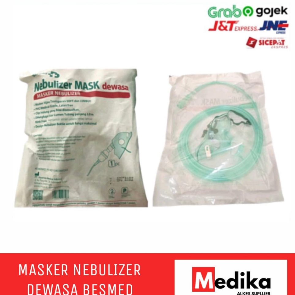 Jual Harga Terkini Masker Nebulizer Set Dewasa Onemed | Shopee Indonesia