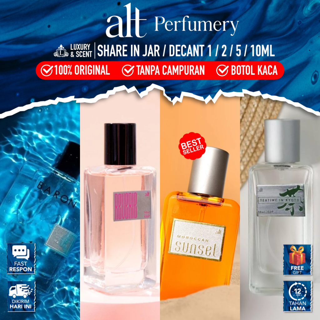 Jual DECANT ALT PERFUME (SHARE IN JAR) MOROCCAN SUNSET Travel Size 1/2 ...