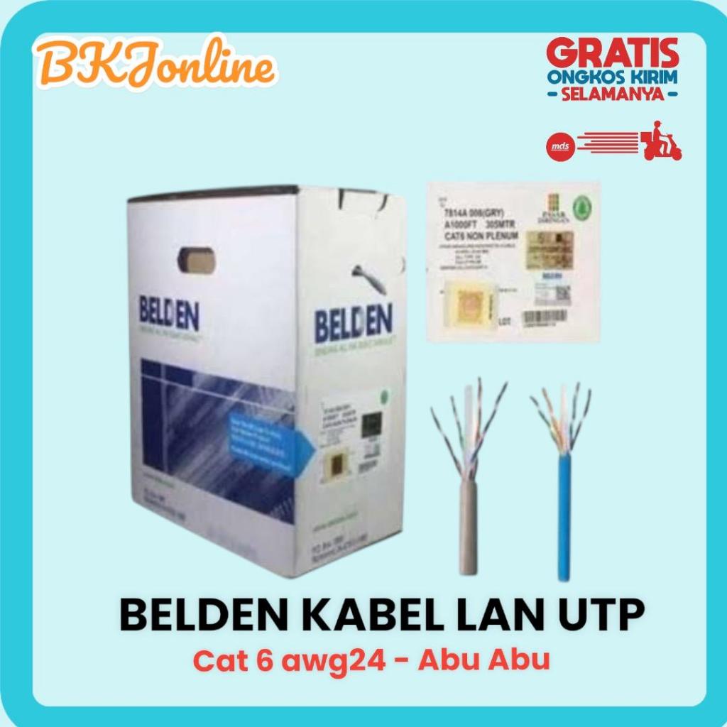 Jual Kabel Belden 7814A UTP Cat.6 305m / Kabel Lan UTP Belden Cat6 Cat 6 Original | Shopee Indonesia
