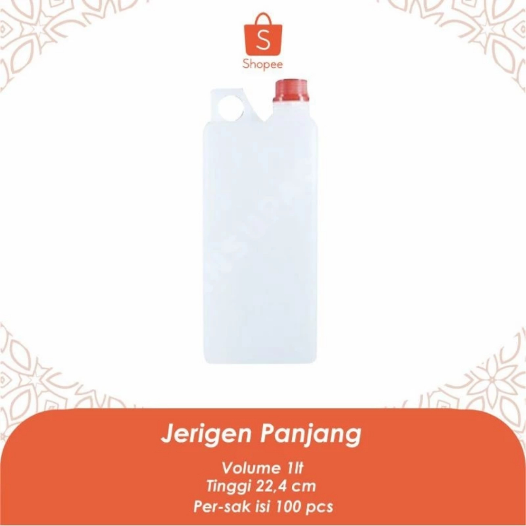Jual Jirigen / Jurigen / Jerigen / Dirigen 1 Liter atau 1000ml Segel ...