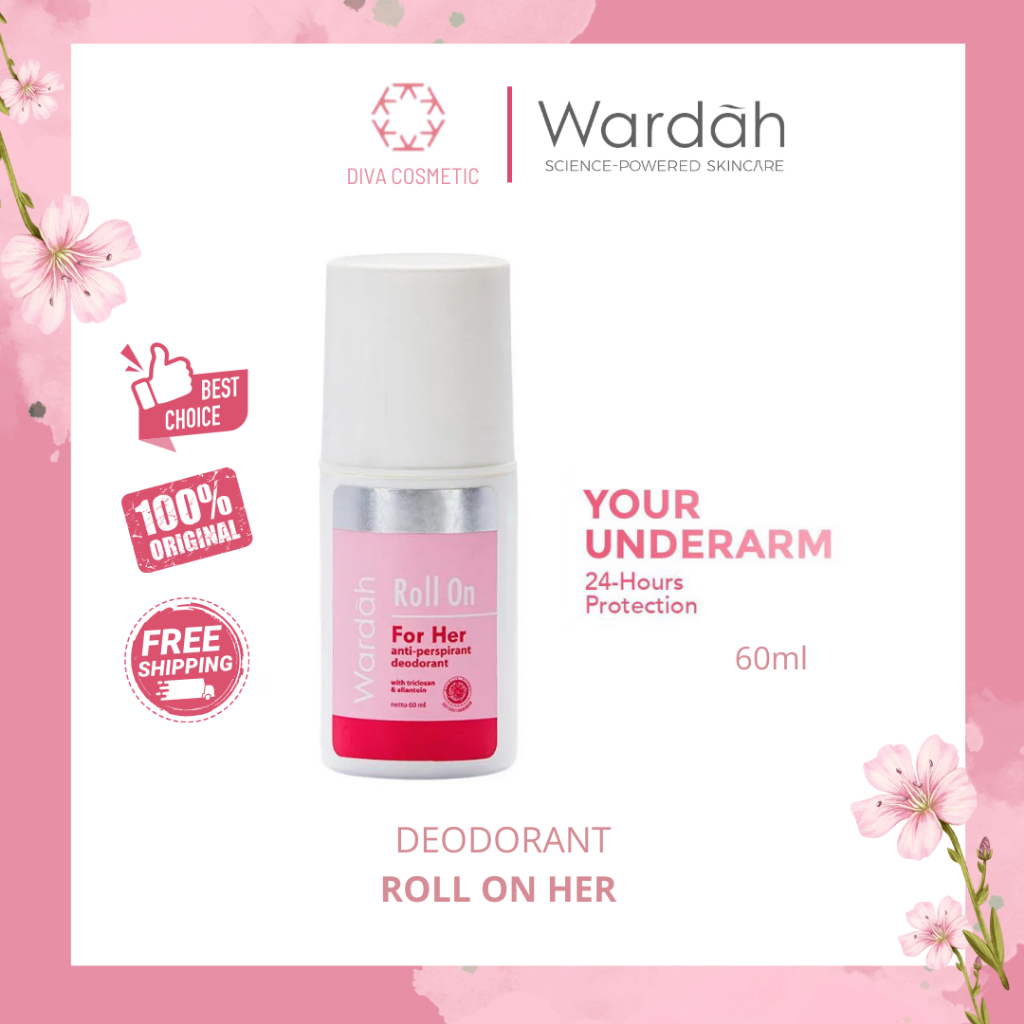 Jual Wardah Roll On for Her 60 ml | Deodorant | Shopee Indonesia