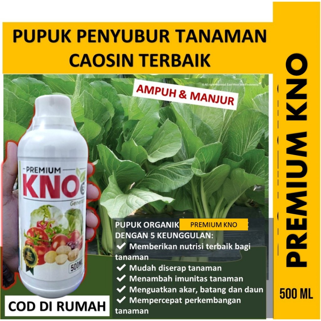 Jual PROMO MURAH prmium kno 500 ML Pupuk Pembesar daun Penyubur Tanaman ...