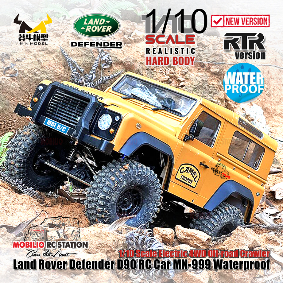 Jual MN 999 Waterproof Land Rover Defender RC Car 1/10 Scale Off-Road ...
