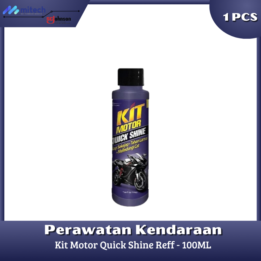 Jual KIT Motor Quick Shine Refill 100ml Pengkilap Motor | Shopee Indonesia