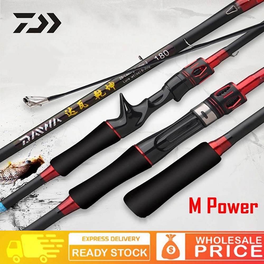 Jual READY STOCK DAIWA Jual joran casting Carbon Fiber Max Drag 20kg Spinning Fishing Rod ...