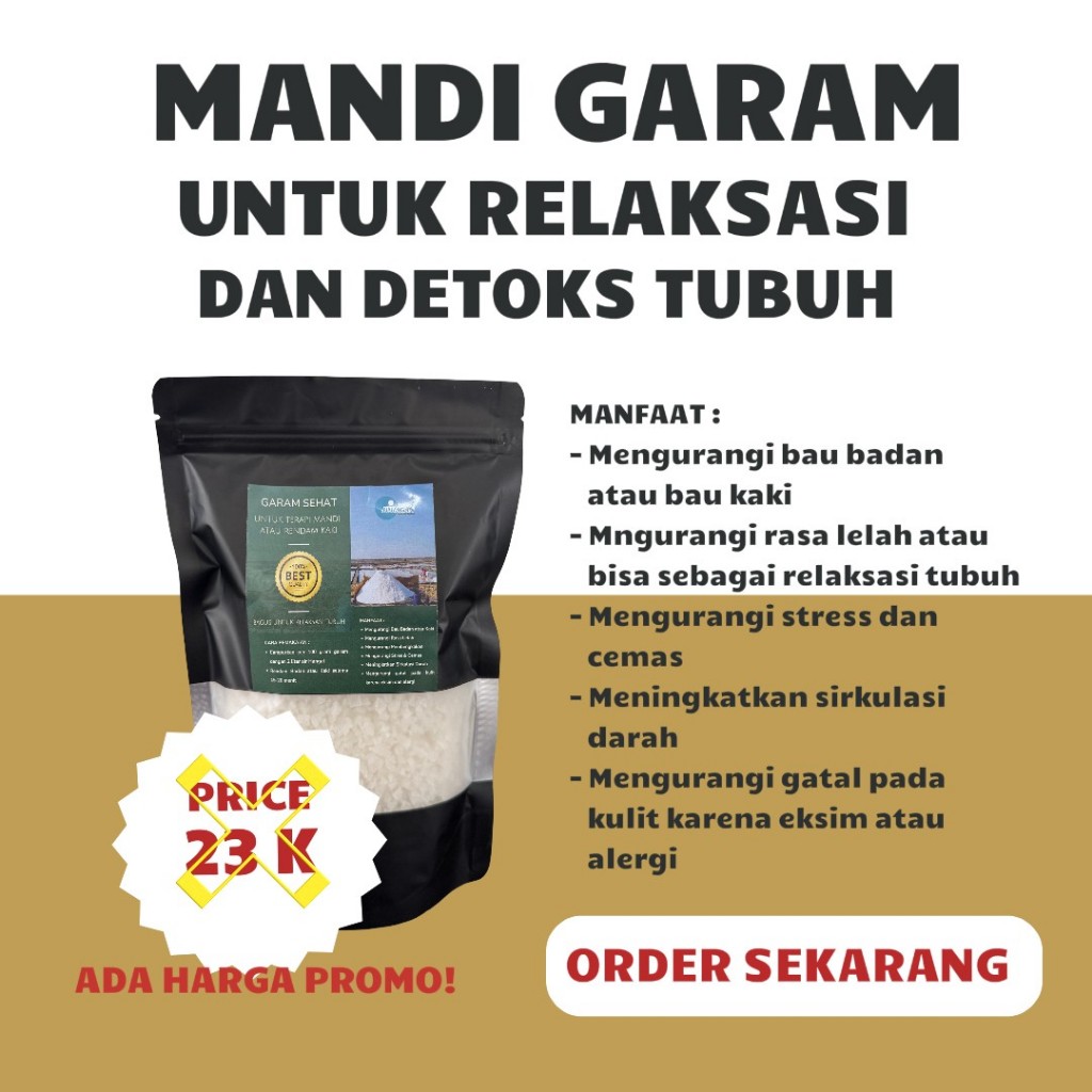 Jual Garam Mandi untuk Relaksasi dan Detoks Tubuh Salt Bath Body Detox ...