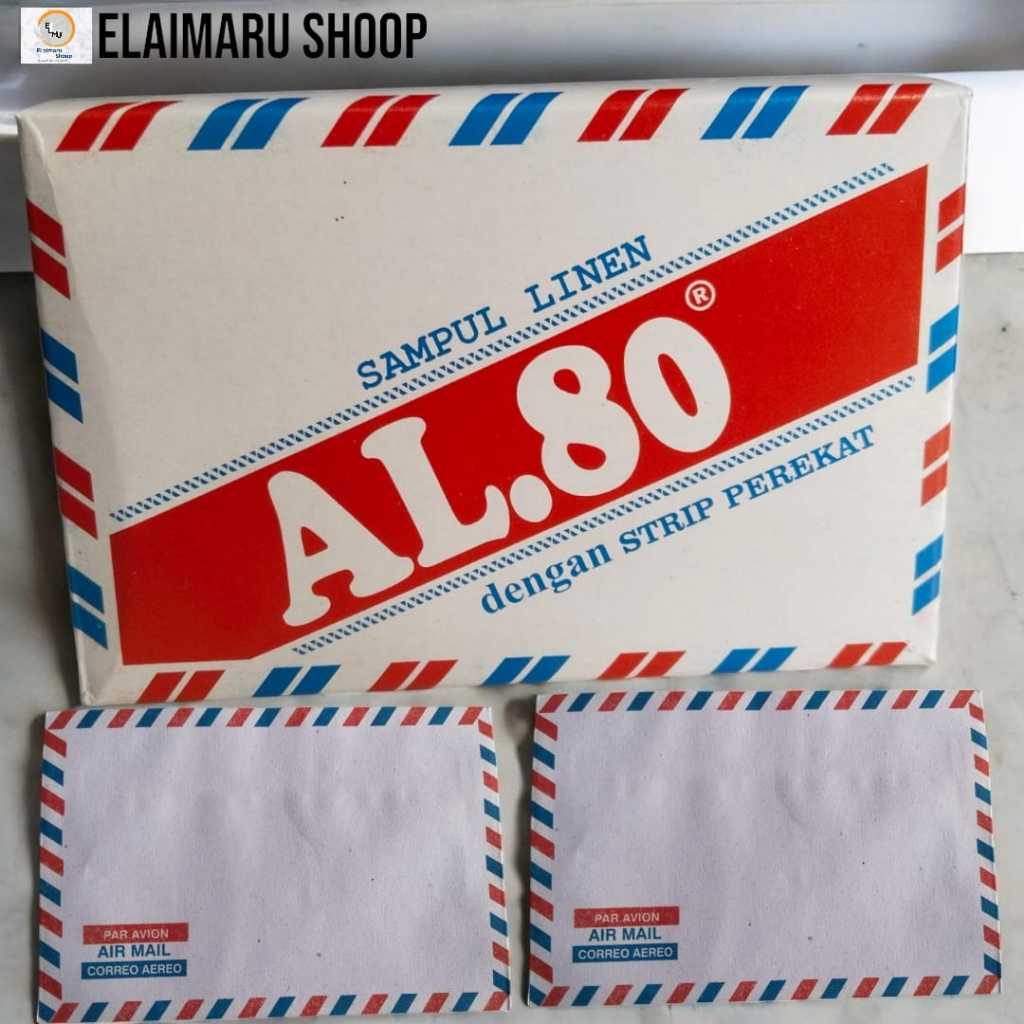Jual Amplop AL Dengan Strip Perekat 1 Kotak isi 80Pcs | Shopee Indonesia