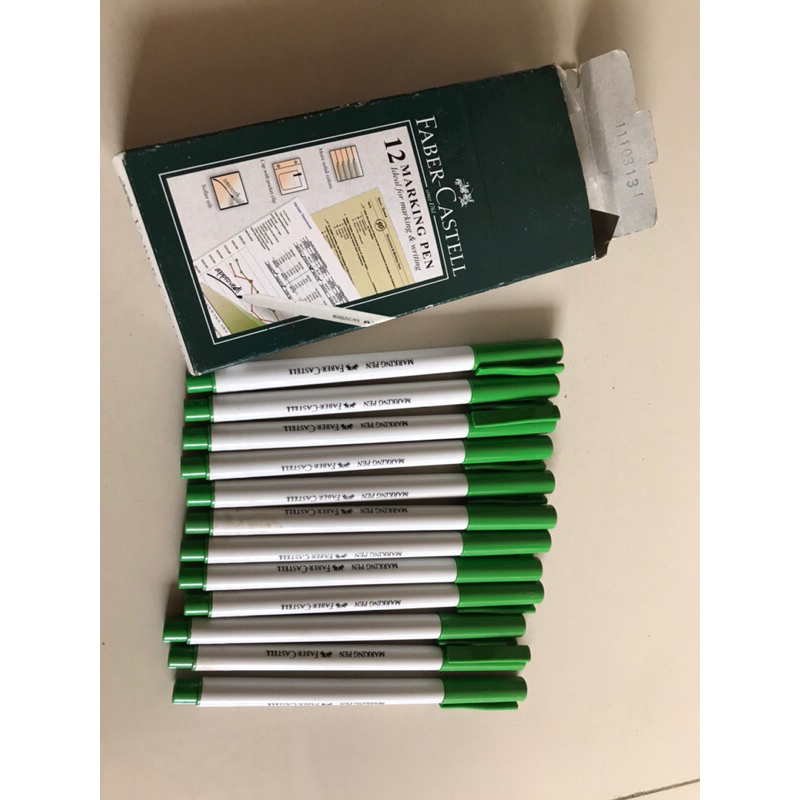 Jual Marking Pen Faber Castell isi 12 | Shopee Indonesia