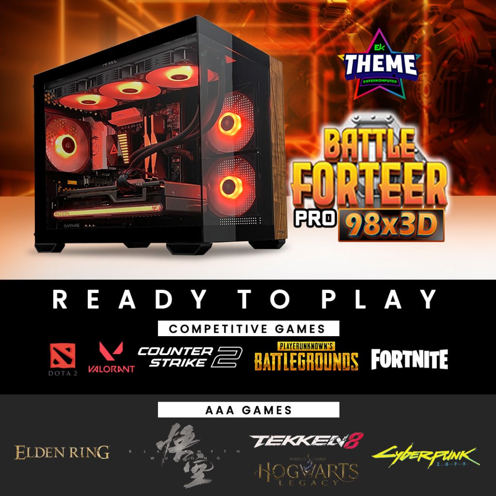 Jual PC Rakitan EK Theme - BattleForteer Pro 98X3D - Ryzen 7 RX 7800 XT - Enter Komputer ...