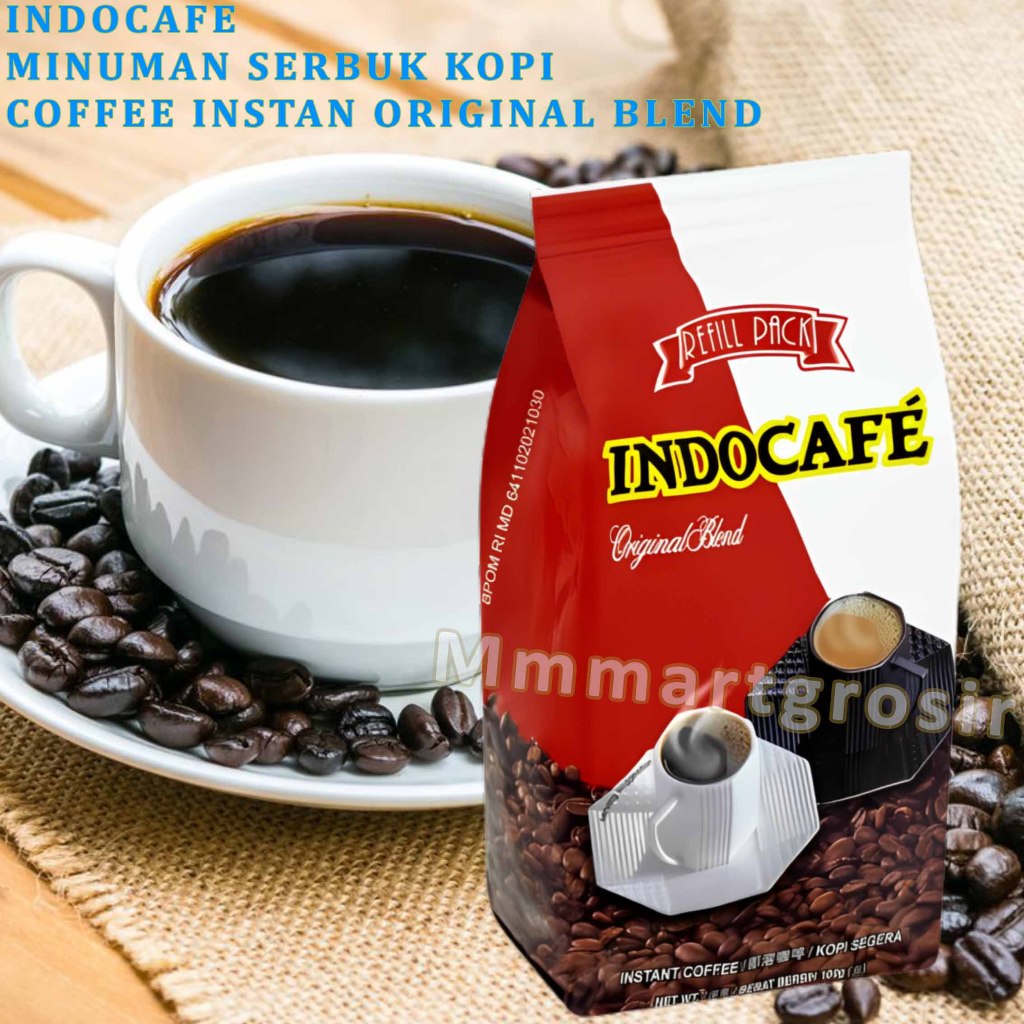 Jual Indocafe / Minuman Serbuk Kopi Instan / Coffee Original Blend Refill / 50gr | Shopee Indonesia