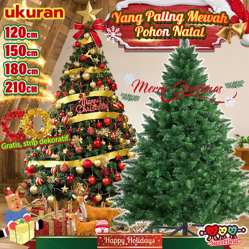 Jual 【Grosir Termurah】Pohon Natal Christmas Tree Besar Pohon Terang ...