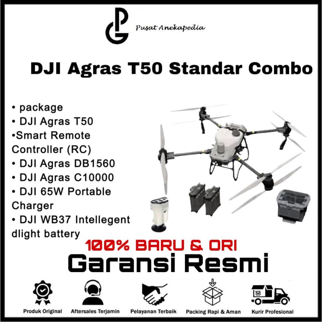 Jual Dji Agras T50 Standar Combo - Dji AGRAS T50 Standar Combo Original ...