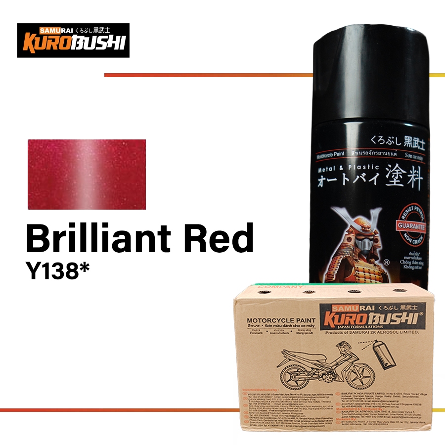 Jual Samurai Kurobushi Brilliant Red Y139* (1 DUS) | Shopee Indonesia