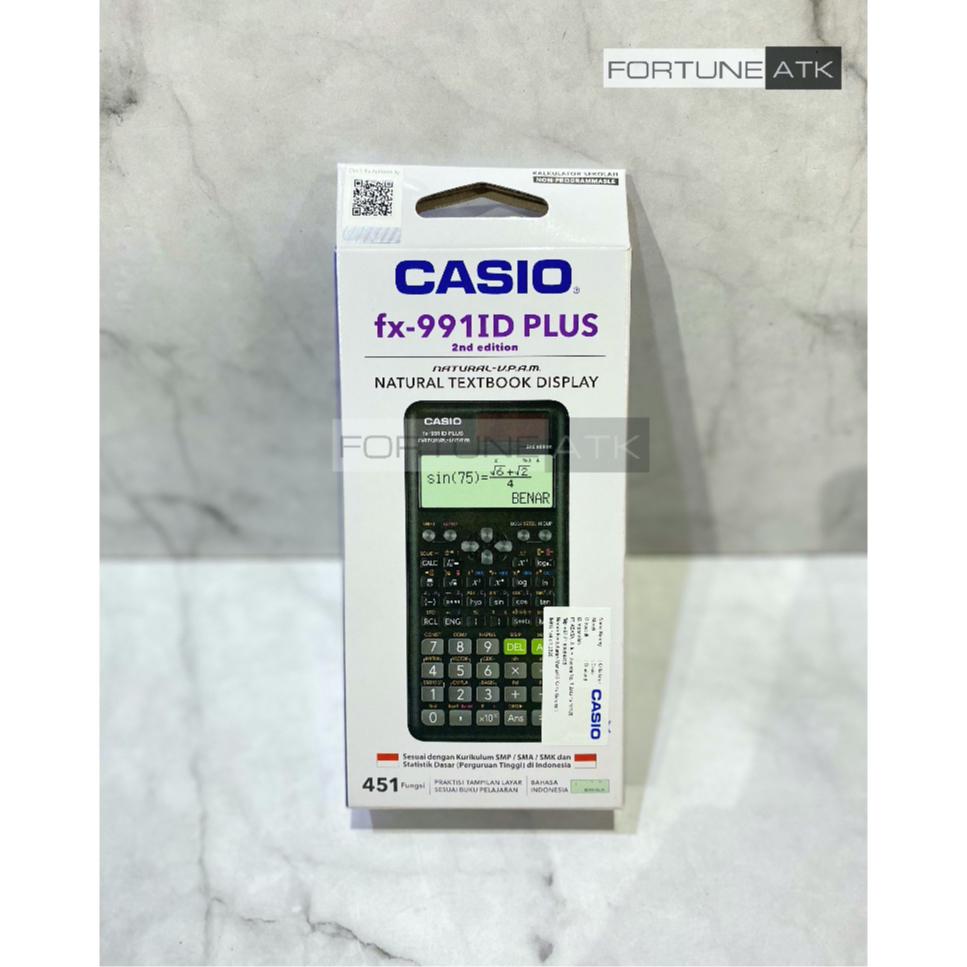 Jual CALCULATOR CASIO FX - 991ID PLUS 2ND EDITION | Shopee Indonesia