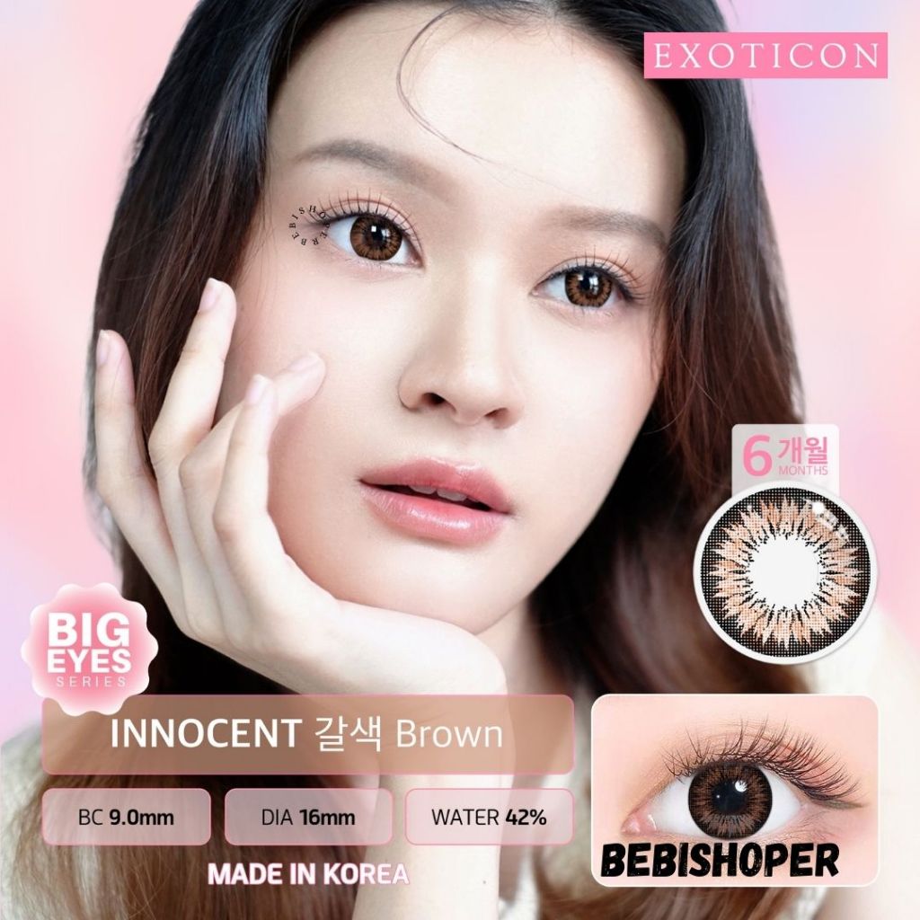 Jual COD Softlens BESAR INNOCENT 16MM Softlens Laris , Softlens Black ...