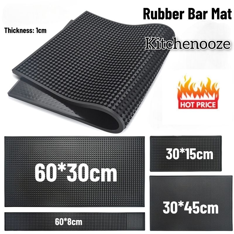 Jual Rubber Cocktail BAR MAT Size XL LARGE SMALL LONG I Tatakan Gelas ...