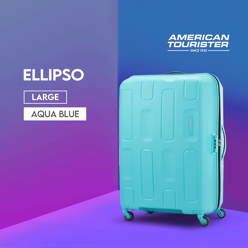 Jual American Tourister Koper Hardcase Ellipso Large 29inch - Aqua Blue ...