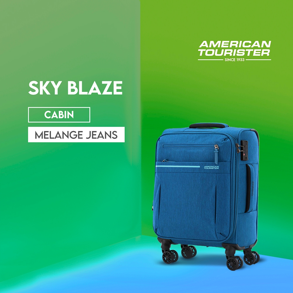 Jual American Tourister Koper Softcase Sky Blaze Cabin 20 Inch ...