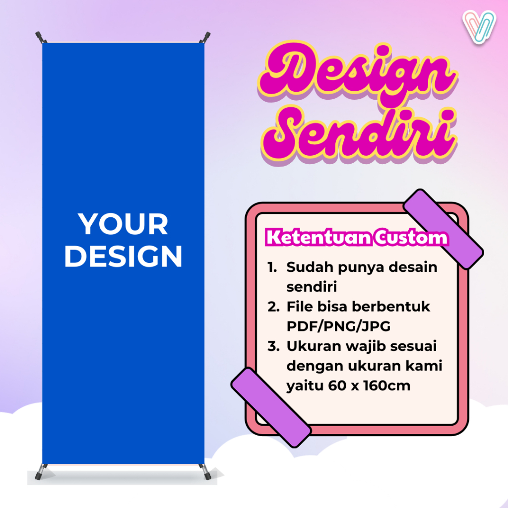 Jual [ ️JELIFISH.STORE] Banner Wisuda Custom Standing XBanner Cetak ...