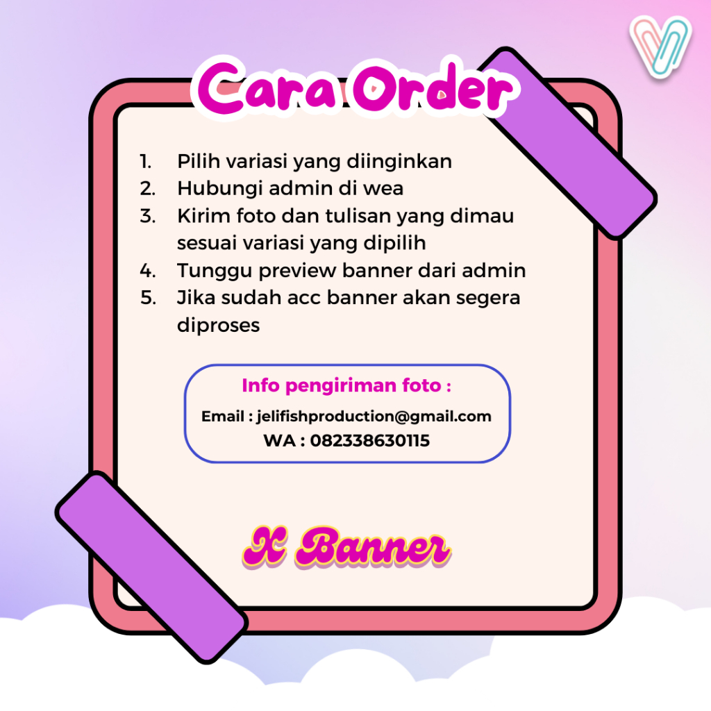 Jual [ ️JELIFISH.STORE] Banner Wisuda Custom Standing XBanner Cetak ...