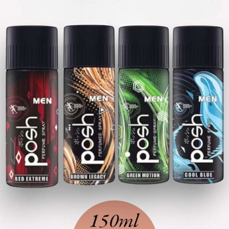 Jual POSH MEN PARFUM BODY SPRAY COLOGNE | Parfum Pria | Shopee Indonesia