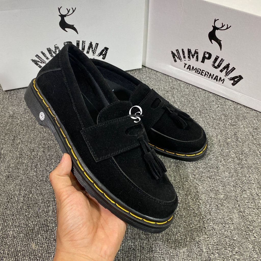 Jual Sepatu Formal Loafers Kulit Suede Pria | Sepatu Formal Casual ...