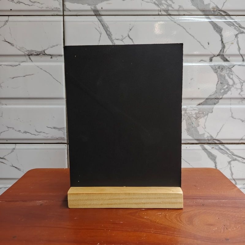 Jual MINI CHALKBOARD STAND FOOD TAG DIY PAPAN TULIS KAPUR MEJA KECIL ...