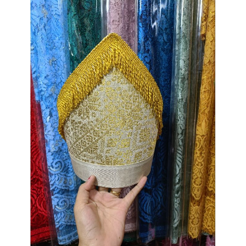 Jual Sortopi Pengantin Adat -Topi Pengantin Adat | Shopee Indonesia